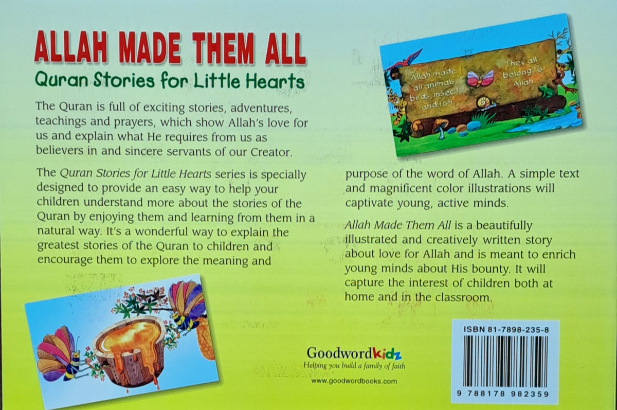 ALLAH MADE THEM ALL - Quran Stories for Little Hearts (Goodword-Kidz ...
